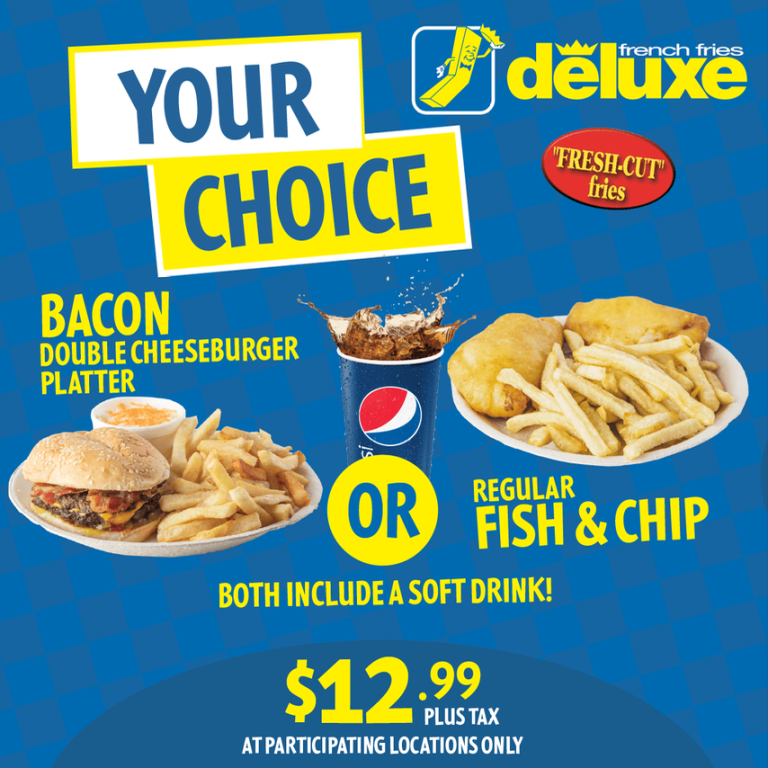 Deluxe French Fries | In-House and Online Specials