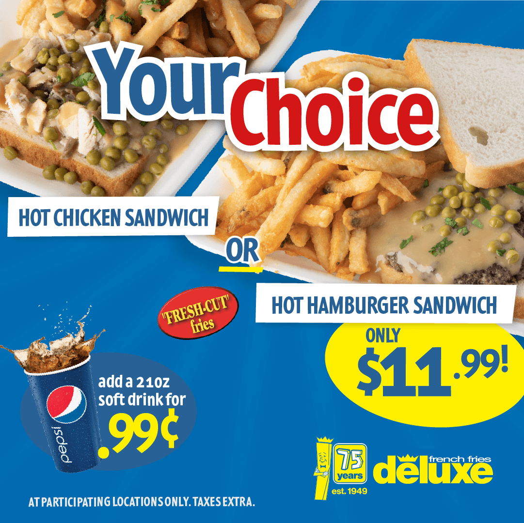 Deluxe French Fries | In-House and Online Specials