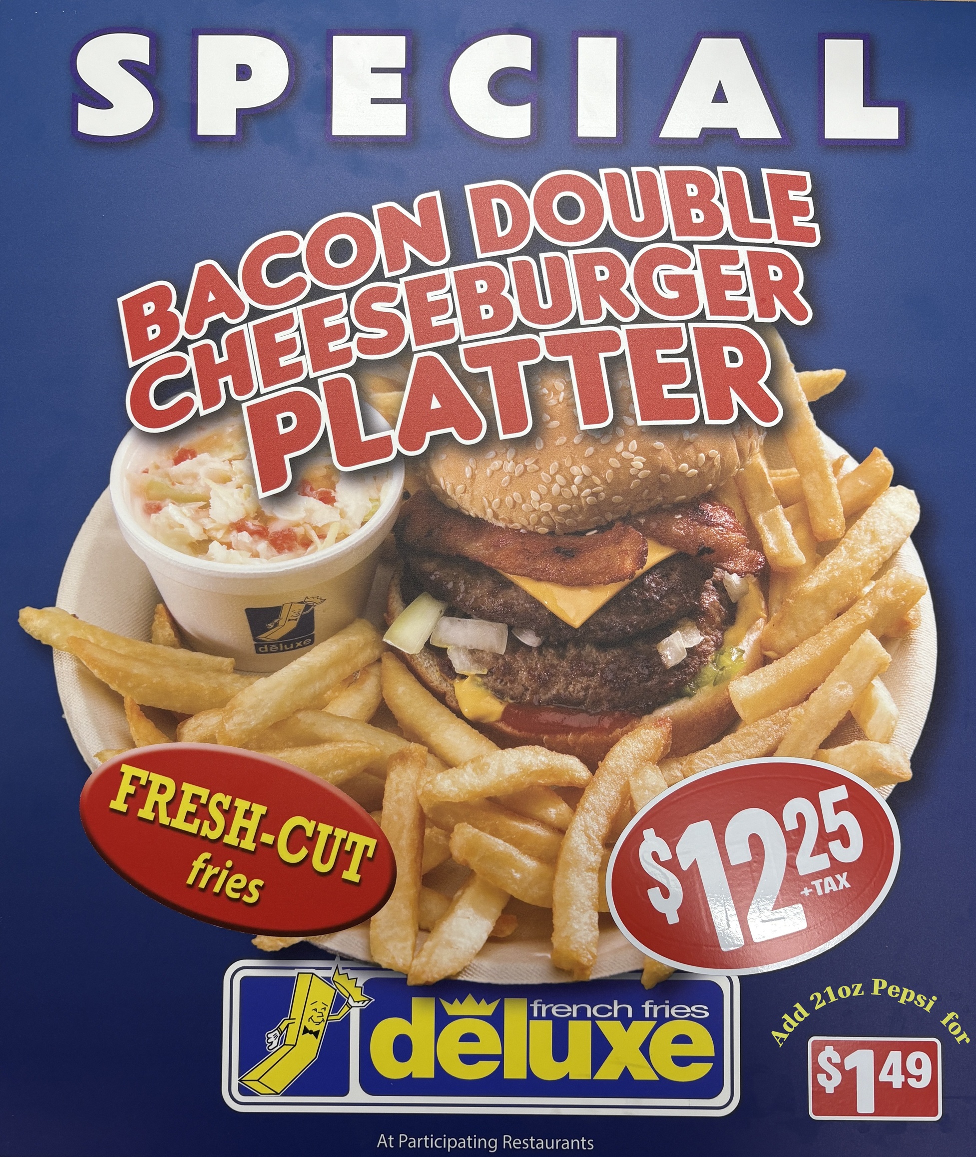 Deluxe French Fries | In-House and Online Specials